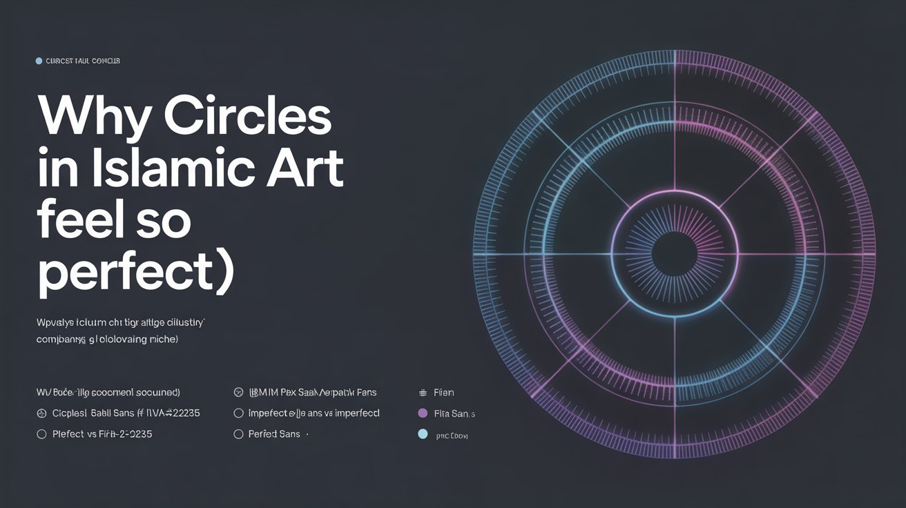 Why Circles in Islamic Art Feel So Perfect